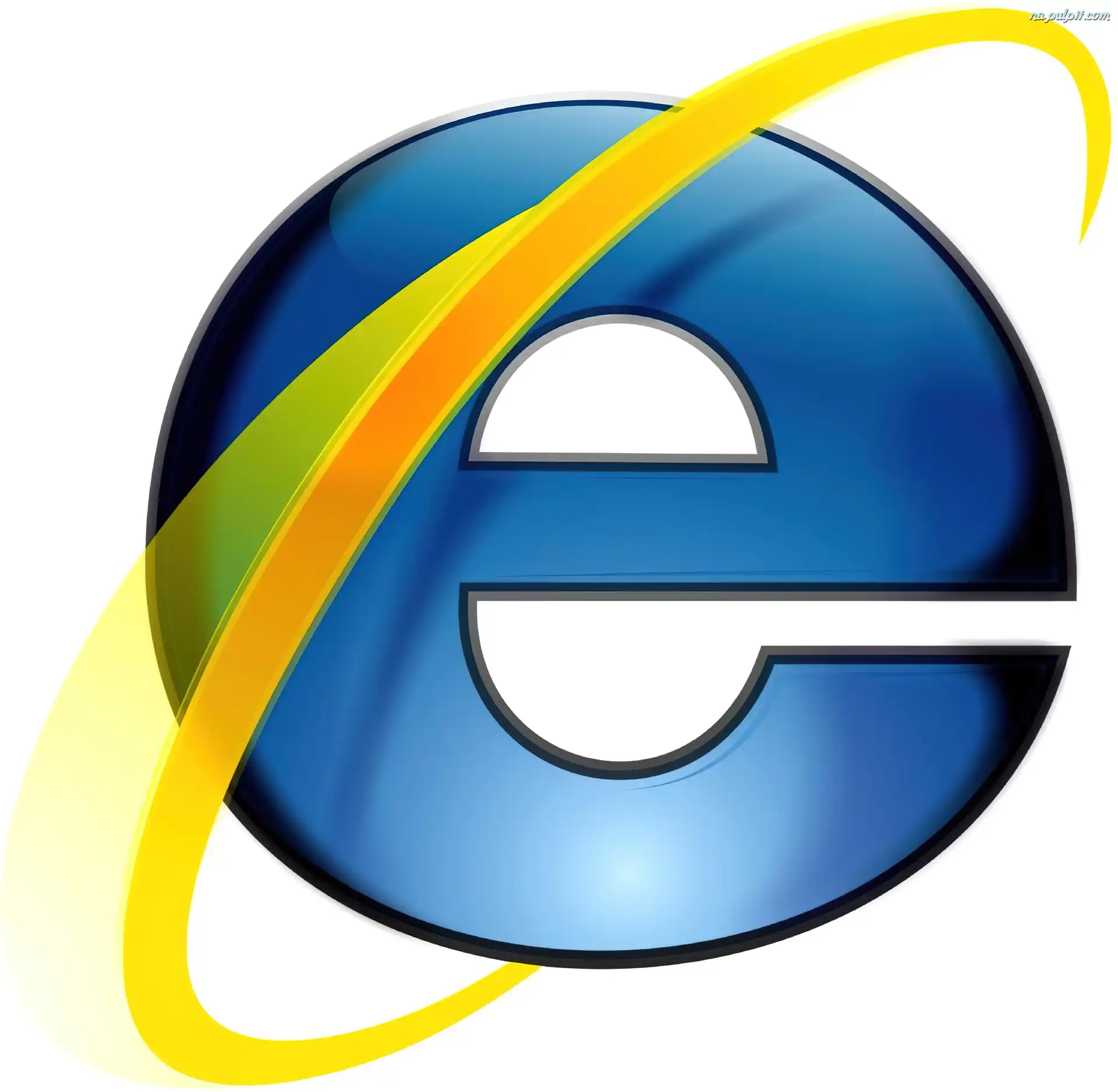 Internet Explorer, Logo Na Pulpit Internet Explorer, Logo Na Pulpit